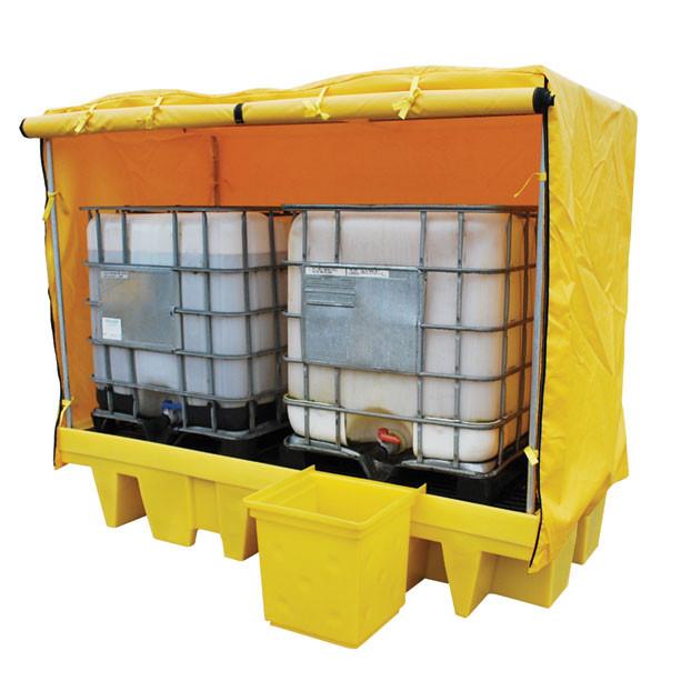 Soft Covered IBC Bund for 2 x 1000ltr IBCs - BB2C