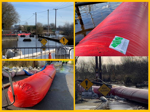 Water Rails ® flood dike Supplier Ireland l Flood Rails Ireland