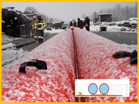 Water Rails ® flood dike Supplier Ireland l Flood Rails Ireland