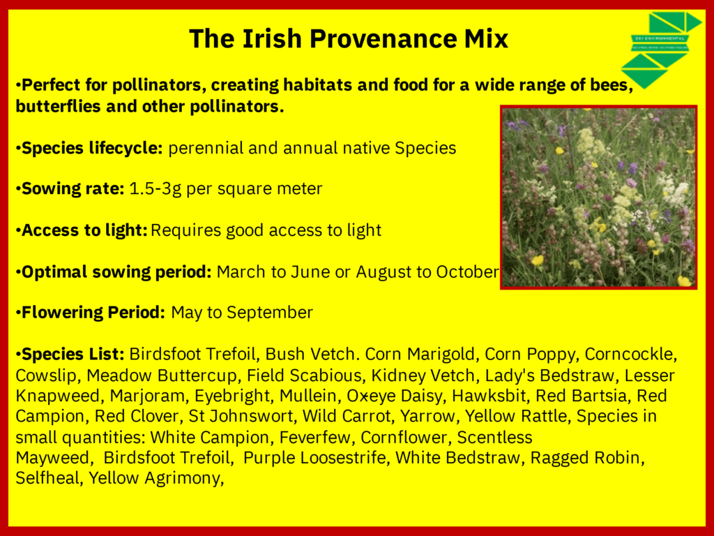 Irish wildflower seeds | Coir geotextiles | Soil erosion control